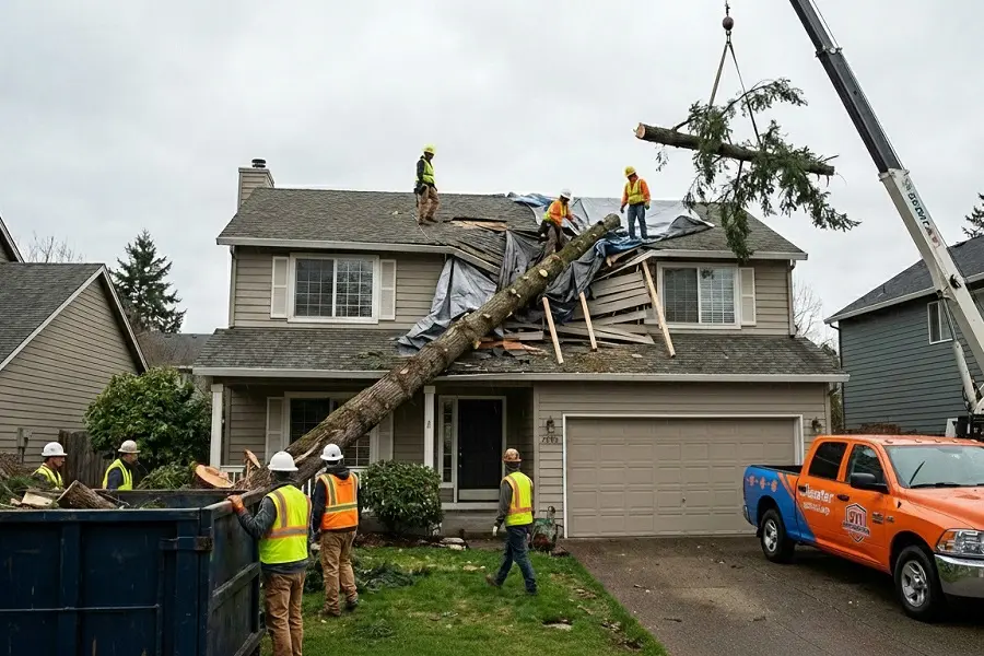Professional Wind & Tree Damage Repair Services in Portland, OR | 911 ...